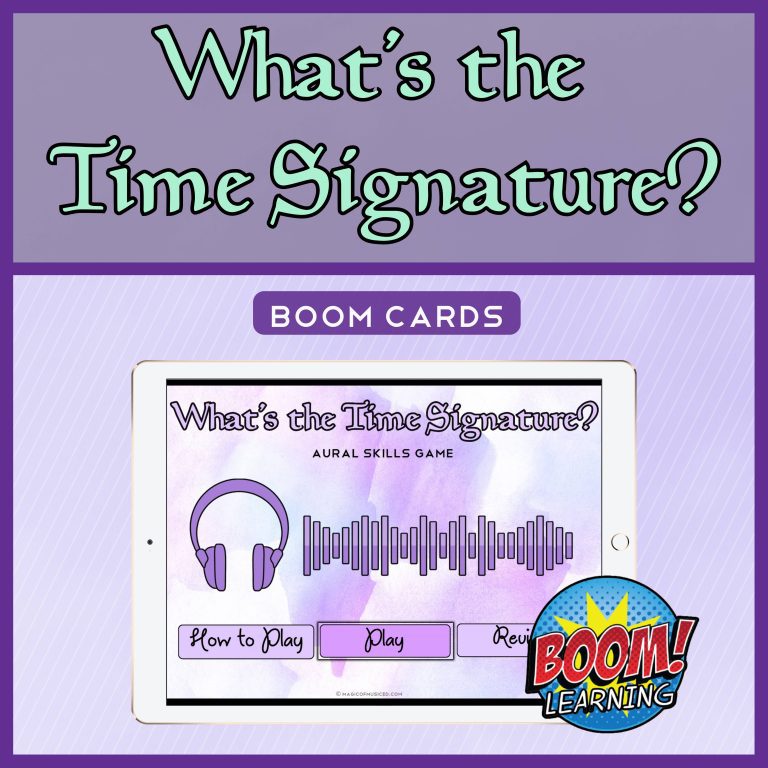 4 Music Activities for Teaching Time Signatures - Magic of Music Ed