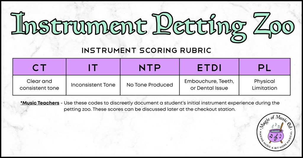 How to Plan An Instrument Petting Zoo - Magic of Music Ed