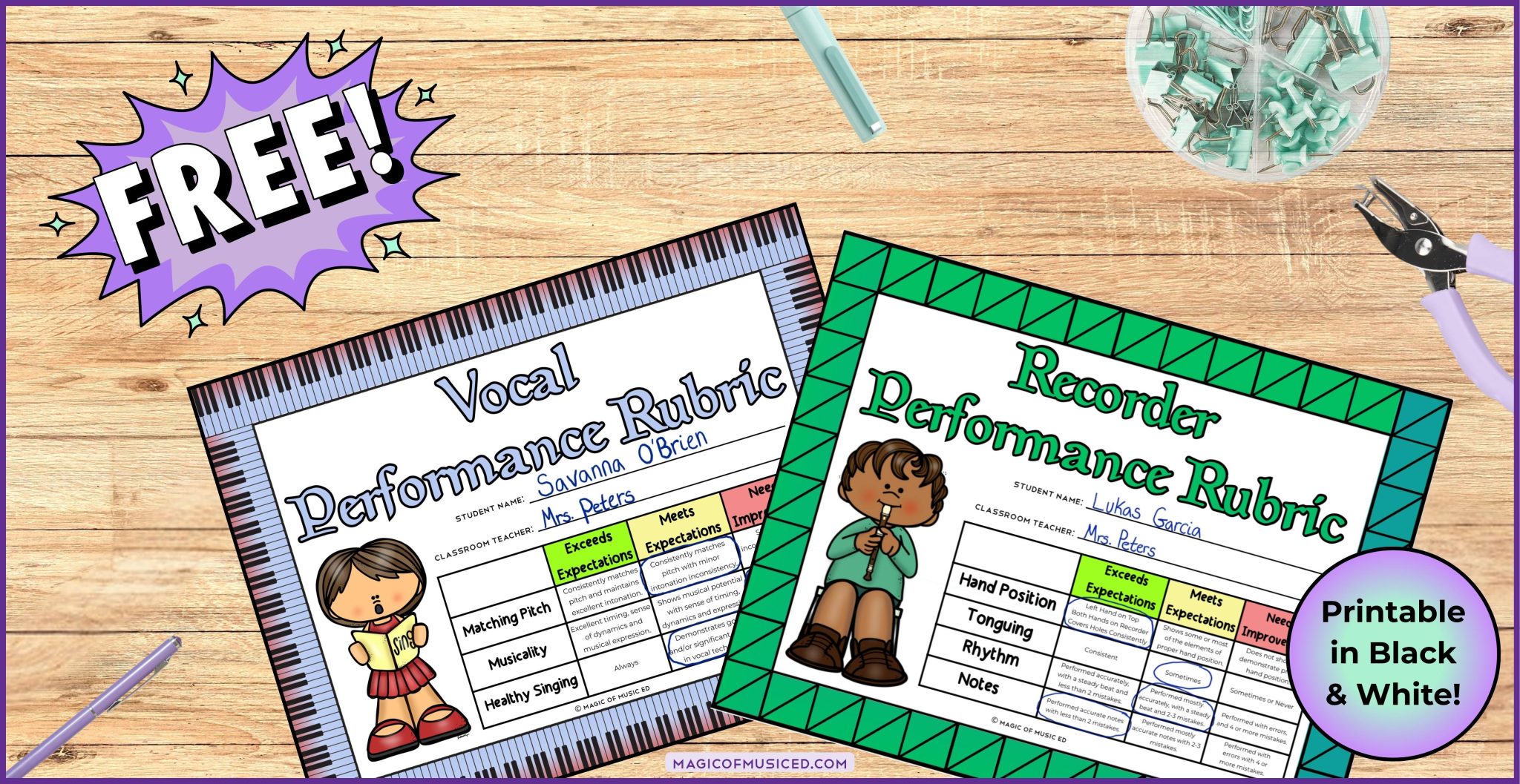 Music Performance Assessment in the Classroom - Magic of Music Ed